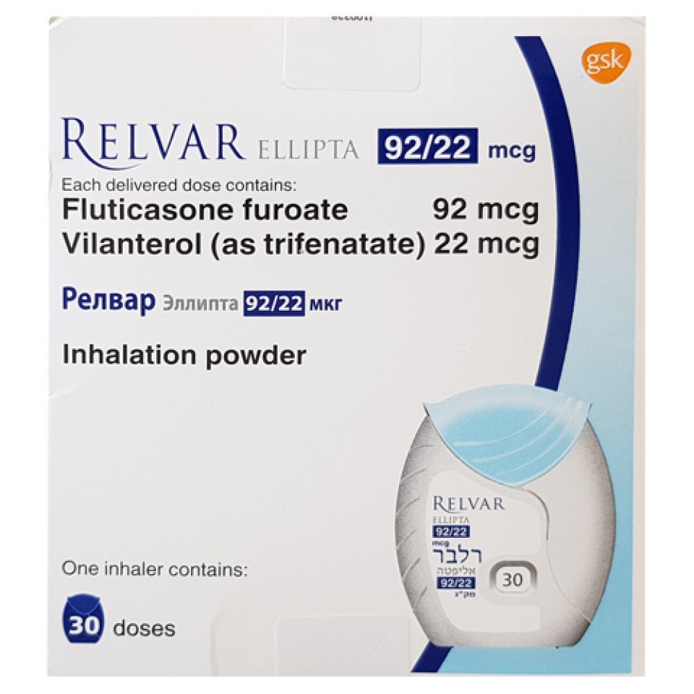 Relvar Ellipta 92/22